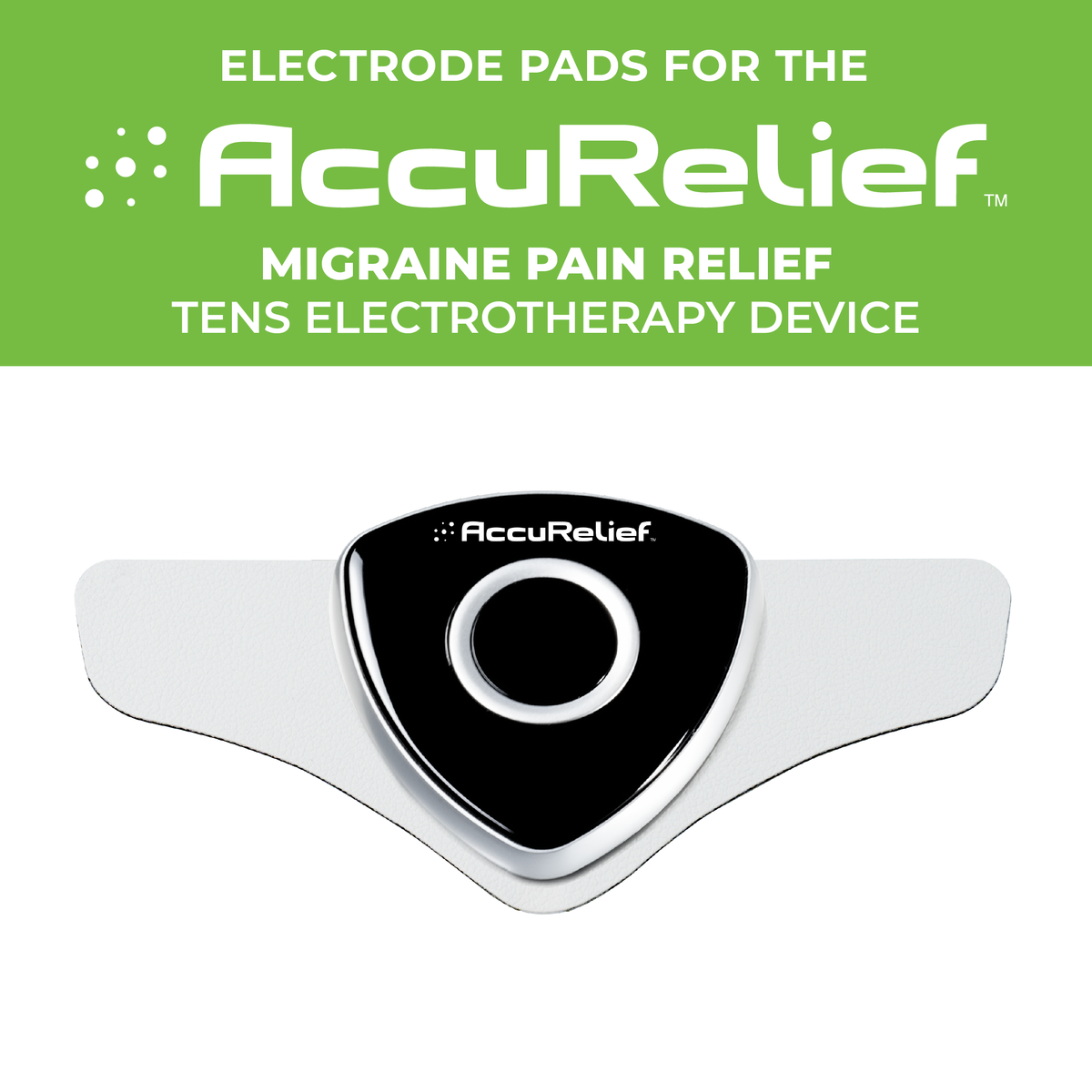 AccuRelief TENS Unit for Migraines Replacement Pads - 4 Pack– Carex