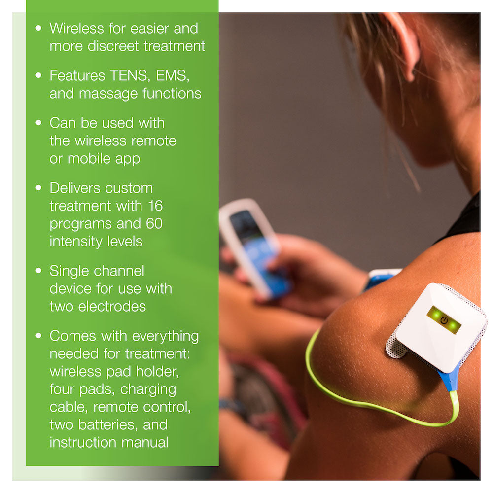 AccuRelief Wireless Pain Relief Device With Remote & Mobile App– Carex