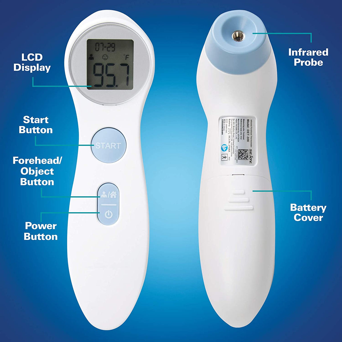 Roscoe Touchless Forehead Thermometer– Carex