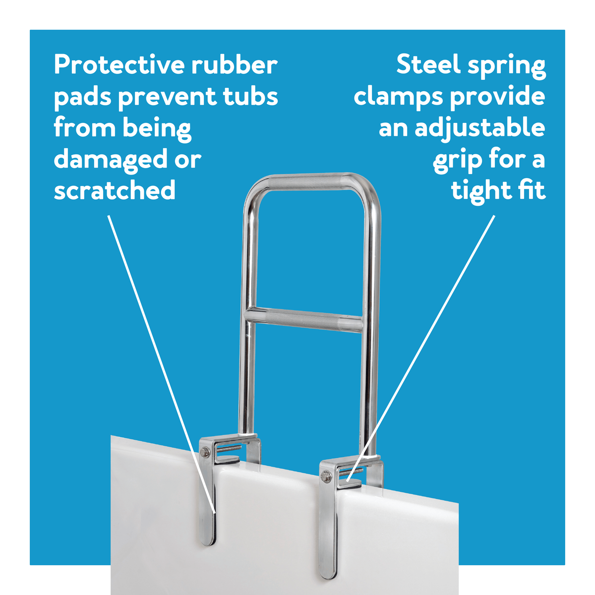 Carex Dual Level Bathtub Safety Rail