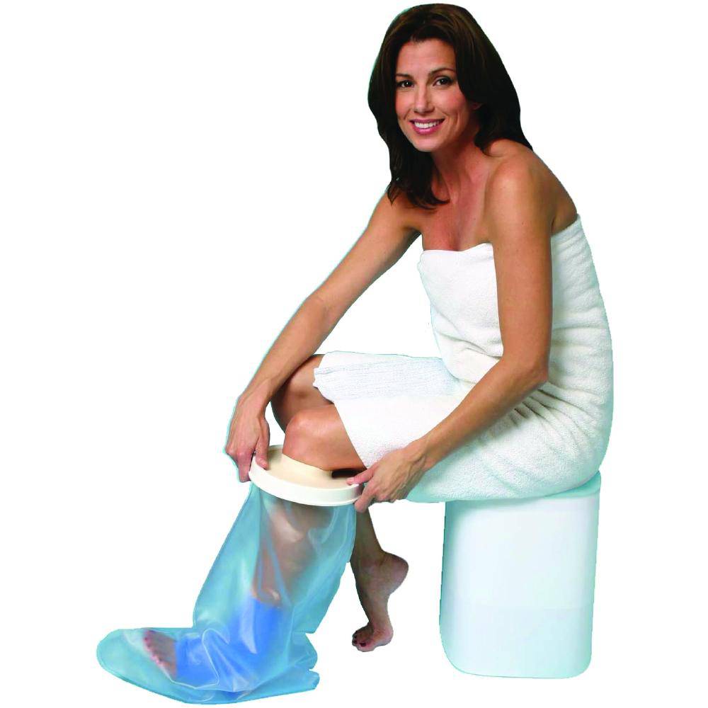 Carex Cast Protector - Lower Leg Cast Protector - Waterproof