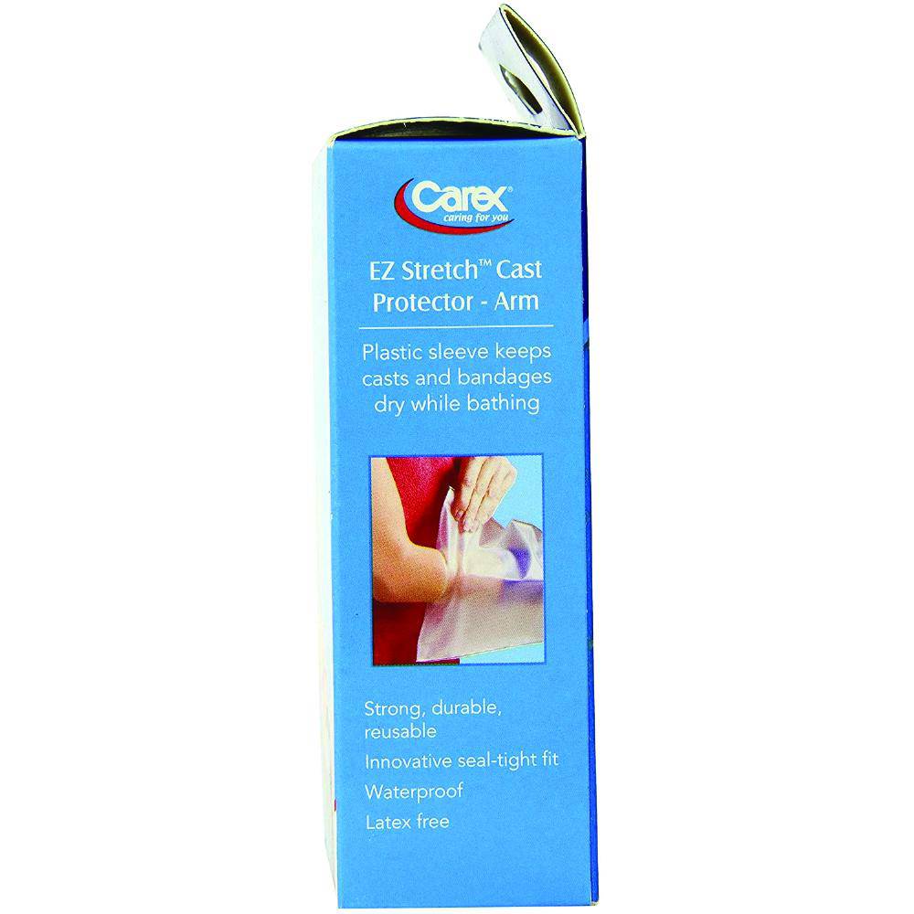 Carex E-Z Stretch Cast Protector, Arm - Arm Cast Cover for Shower
