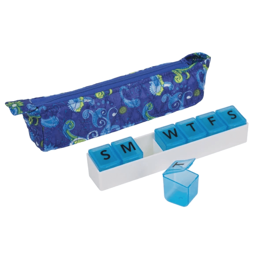 Apex Pill Organizer with Decorative Sleeve– Carex