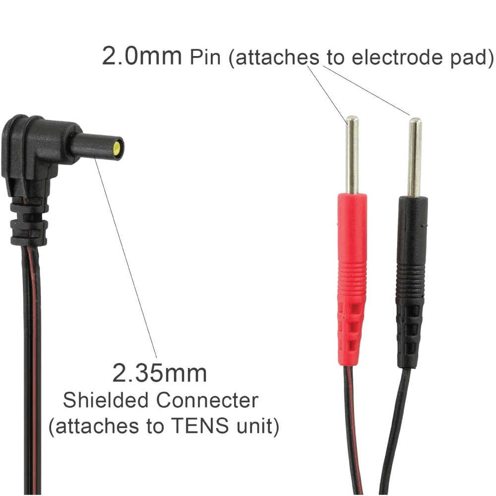 Roscoe TENS Lead Wires - Standard 45", 5 pack– Carex