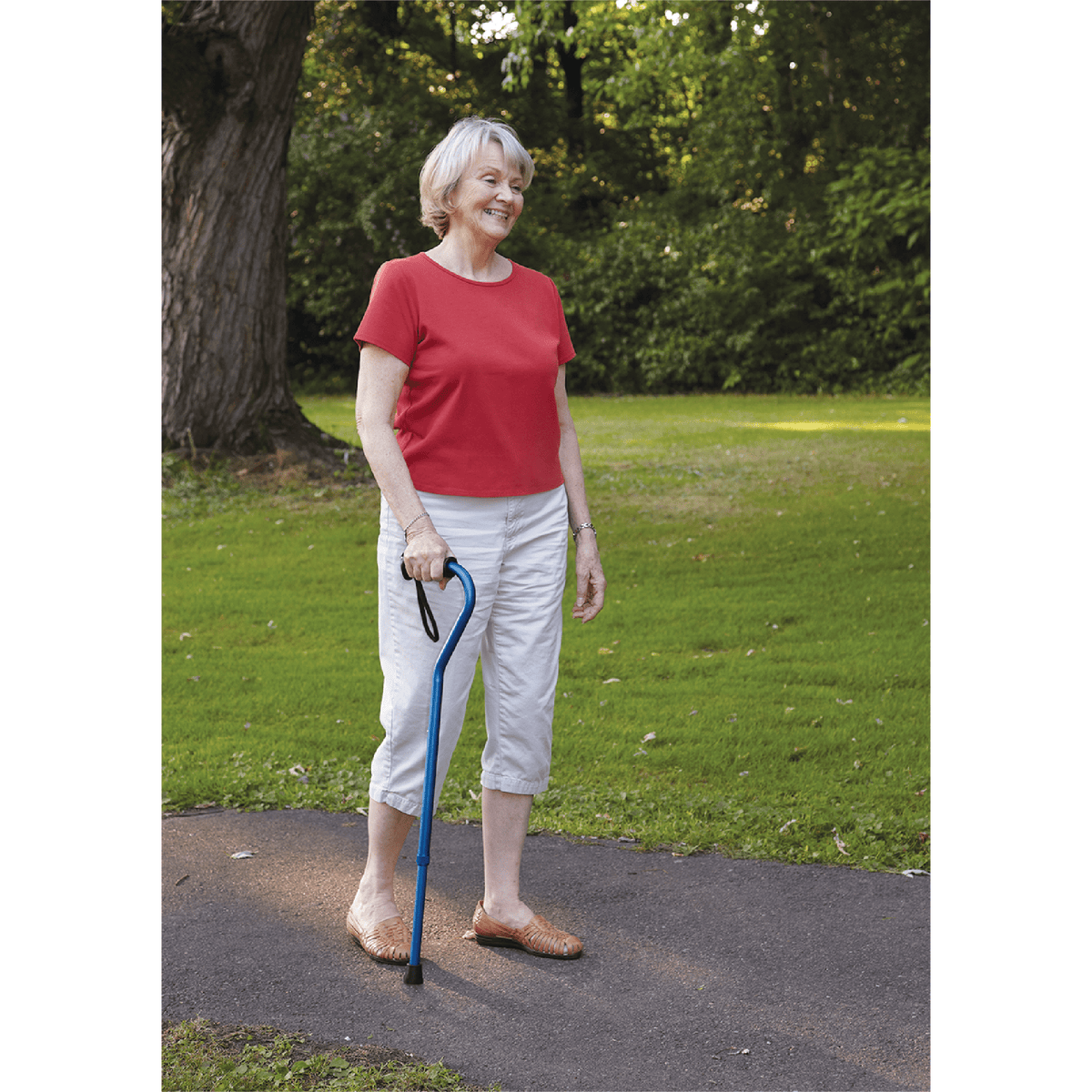 Carex Ergonomic Offset Walking Cane